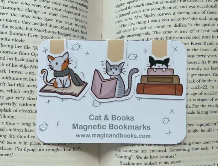 Magnetic Bookmarks – Magic&Books